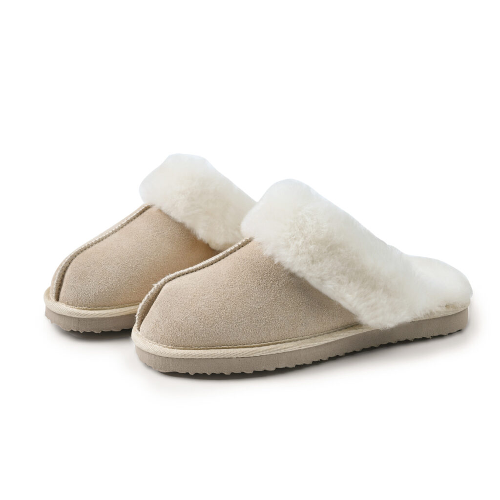 Snow Paw Sand Classic Ladies Sheepskin Slippers - Snow Paw UK